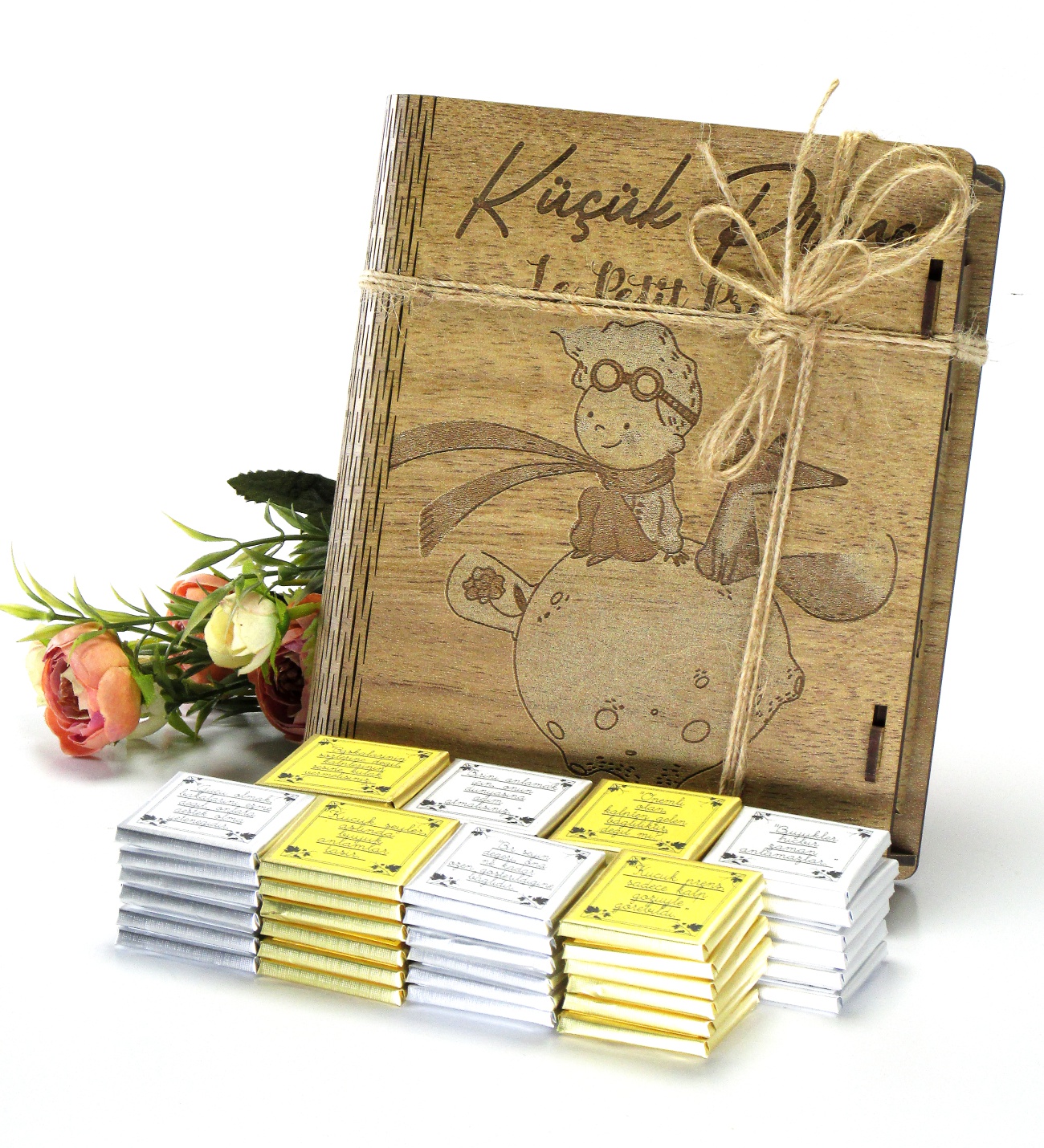 Kitap Kutulu Hediyelik Çikolata - Küçük Prens Temalı